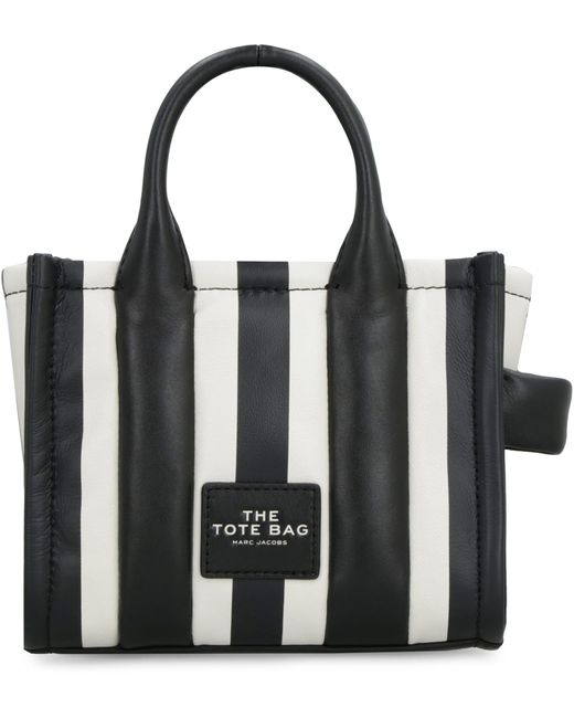 Marc Jacobs The Micro Tote Bag Leather in Black | Lyst