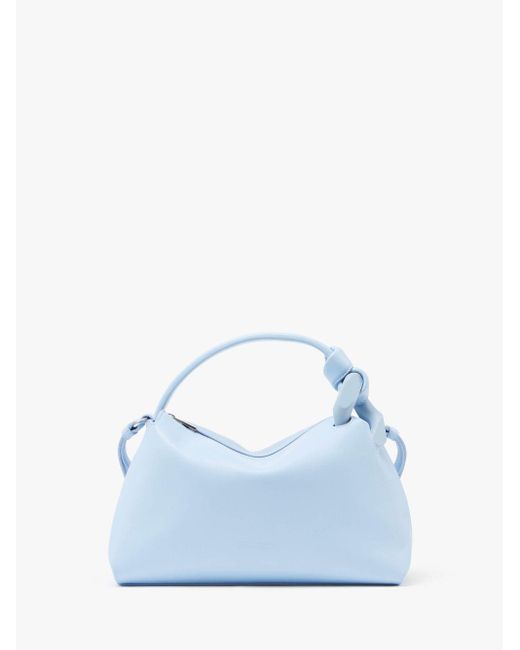 JW Anderson Jwa Corner Bag - Leather Top Handle Bag in Blue | Lyst UK