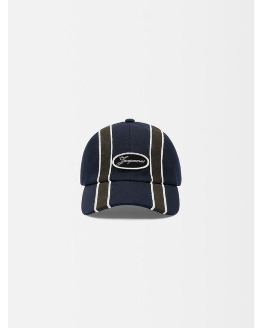 Jacquemus The Aero Baseball Cap in Blue | Lyst