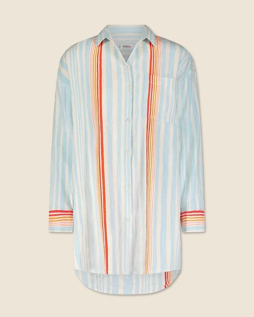 J.Crew Lemlem Mariam Shirtdress in Blue | Lyst