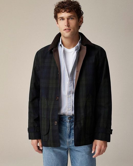 J.Crew Limited-Edition Waxed 1983 Heritage Barn Jacket in Black for Men ...