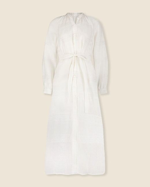 J.Crew Lemlem Makeda Button-Up Dress in Natural | Lyst