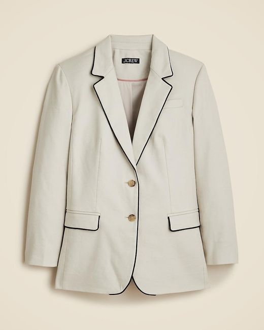 J.Crew Tall Classic Two-Button Blazer in Natural | Lyst