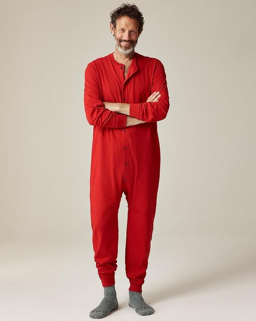 J.Crew Union Suit in Red for Men | Lyst