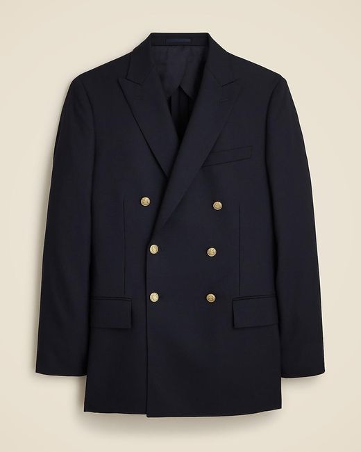 J.Crew Double-Breasted Captain's Blazer in Natural for Men | Lyst