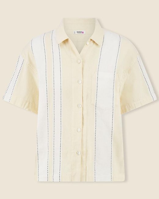 J.Crew Lemlem Tuuli Cabana Shirt in Natural | Lyst