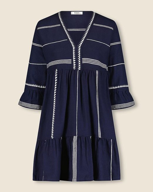 J.Crew Lemlem Hanna Flutter Dress in Blue | Lyst