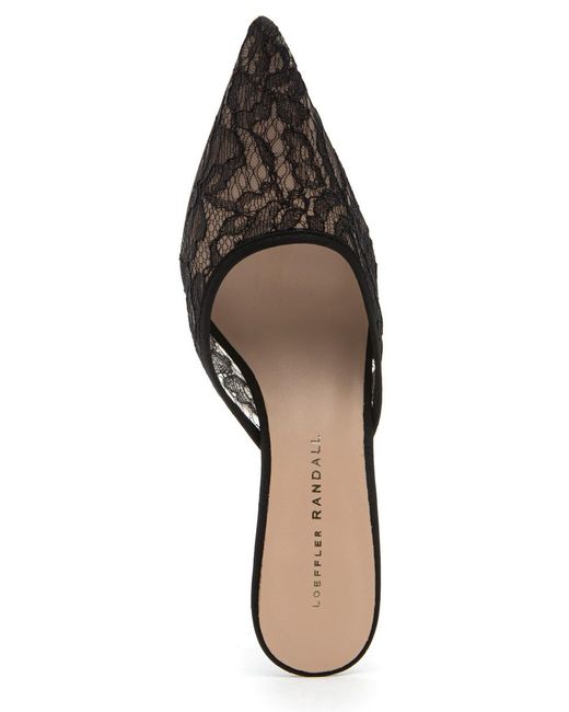 Loeffler Randall "Loeffler Randall Layla Mule Lace Mesh in Black | Lyst