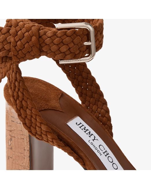 Jimmy Choo Rori 85 in Brown | Lyst UK