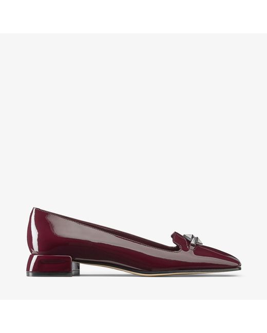 Jimmy Choo Ravi Flat in Red | Lyst