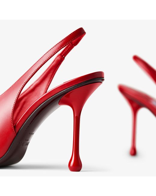 Jimmy Choo Isa 95 in Red | Lyst