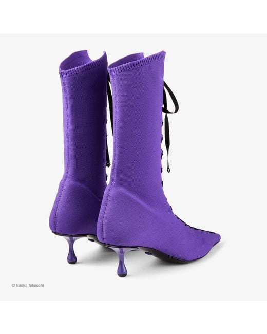 Jimmy Choo Sailor Saturn Boot 50 in Purple | Lyst
