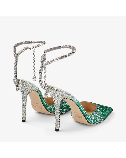 Jimmy Choo Saeda 100 In Green Lyst