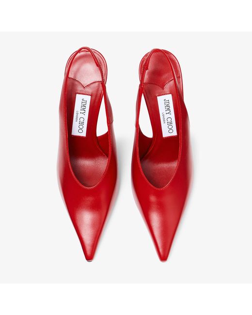 Jimmy Choo Isa 95 in Red | Lyst