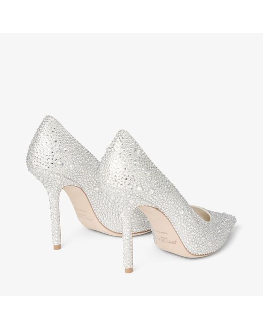 Jimmy Choo Love 100 in White | Lyst UK