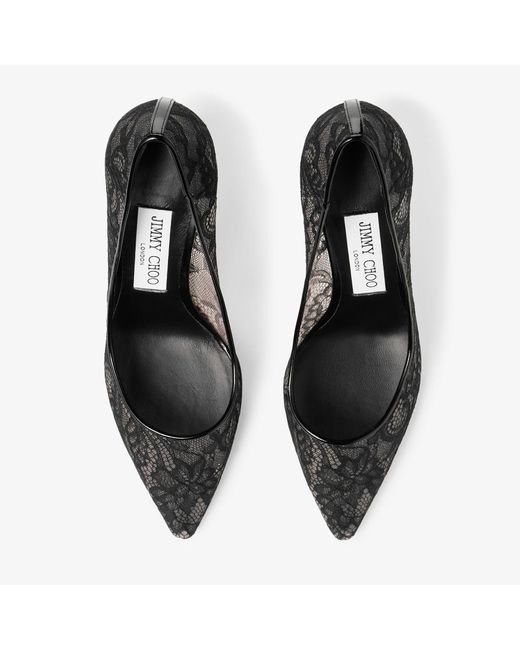 Jimmy Choo Romy 85 in Black | Lyst UK