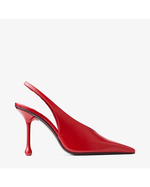 Jimmy Choo Isa 95 in Red | Lyst