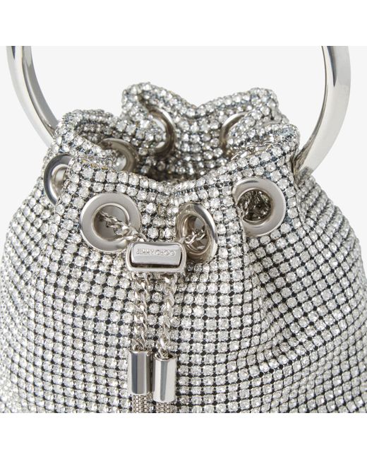 Jimmy Choo Micro Bon Bon in Gray | Lyst