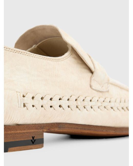 John Varvatos Merida Loafer in Natural for Men | Lyst
