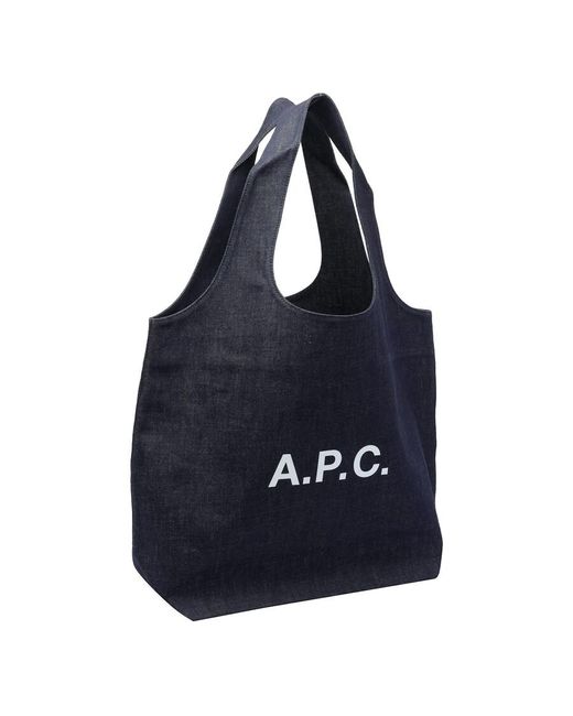 A.P.C. Ninon Tote Bag in Blue | Lyst UK