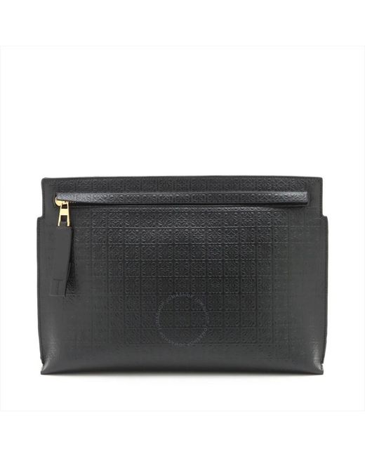 Loewe Calfskin Repeat T Pouch in Black for Men | Lyst UK