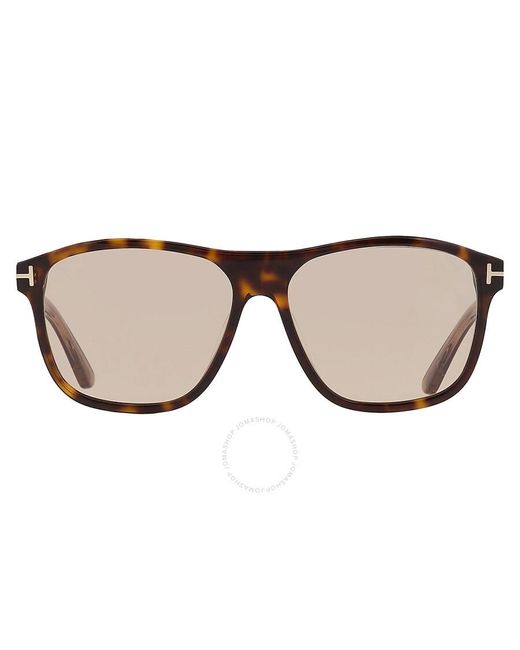 Tom Ford Frances Brown Square Sunglasses Ft1081 52e 58 for Men | Lyst