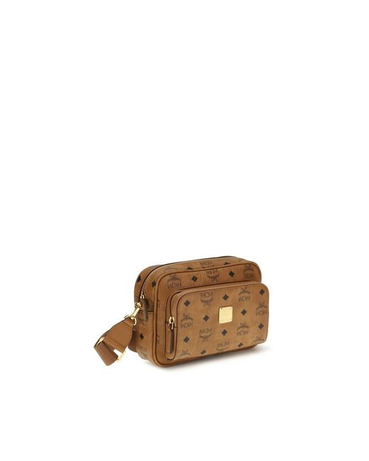 MCM Aren Shoulder Bag in Brown | Lyst