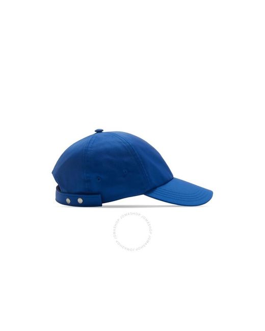 Burberry Equestrian Knight Motif Six-Panel Baseball Cap in Blue | Lyst
