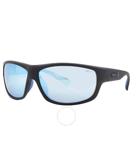 Revo Caper Blue Water Polarized Wrap Sunglasses Re 1092 01 Bl 66 for ...