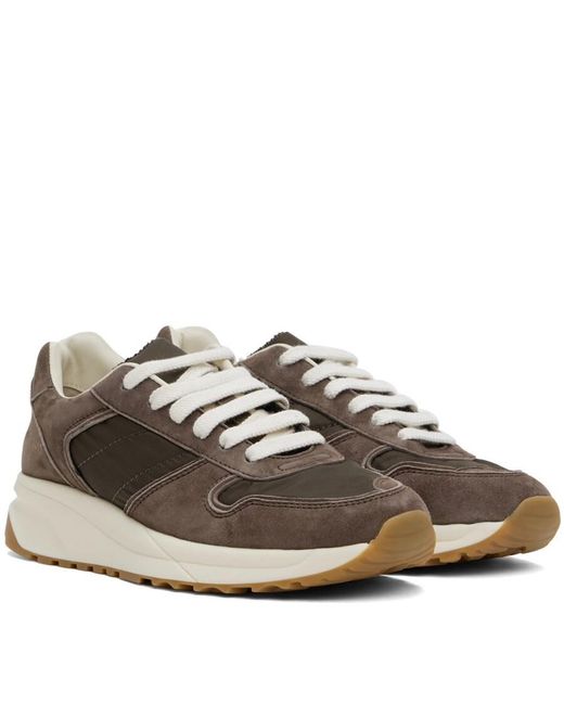 Common Projects Track Premium Sneakers in Brown | Lyst