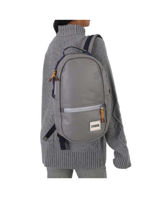 COACH Patch Pacer Backpack in Gray | Lyst