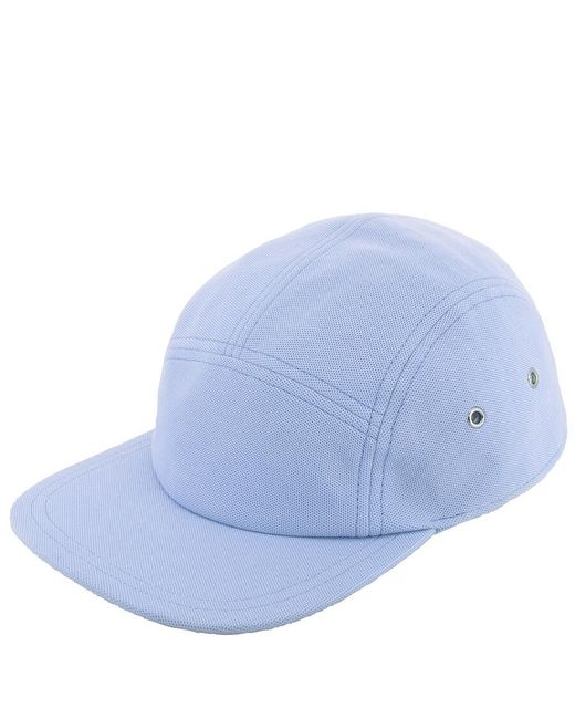 Lacoste Organic Cotton Pique Croc Patch Jockey Cap in Blue | Lyst