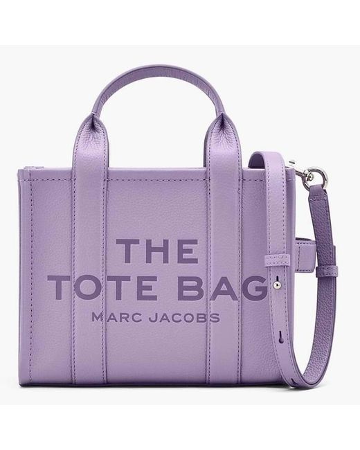 Marc Jacobs The Small Leather Tote Bag in Purple | Lyst