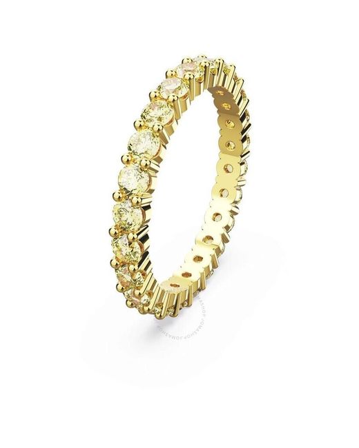 Swarovski Matrix Ring in Metallic | Lyst