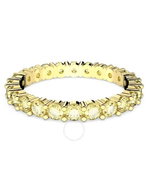 Swarovski Matrix Ring in Metallic | Lyst