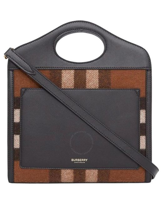 Burberry Check Cashmere in Black | Lyst