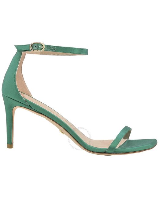 Stuart Weitzman Kelly Nudistcurve 75 S in Green | Lyst