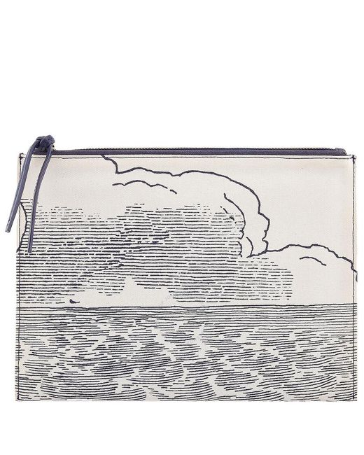 Inoui Edition Cloud Sky Zip Pouch in White | Lyst UK