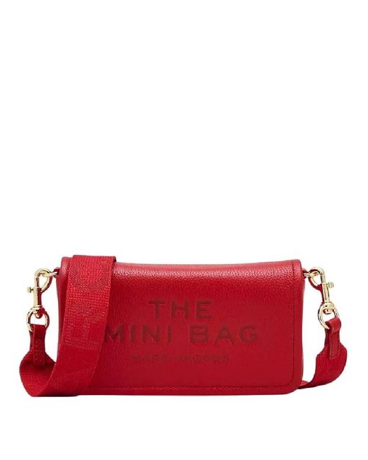 Marc Jacobs The Mini Leather Crossbody Bag in Red | Lyst UK