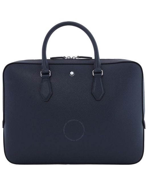 Montblanc Ink Sartorial Thin Leather Document Case in Blue for Men | Lyst