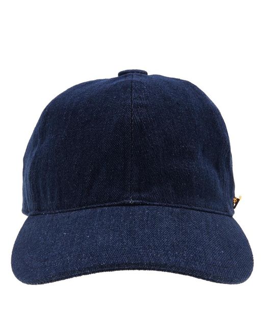 Van Palma Palm Tree Embroidered Denim Baseball Cap in Blue | Lyst UK