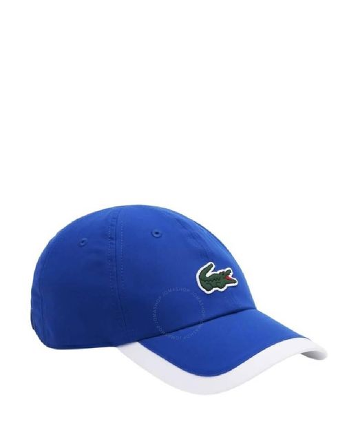 Lacoste Contrast Border Microfiber Lightweight Cap in Blue | Lyst UK