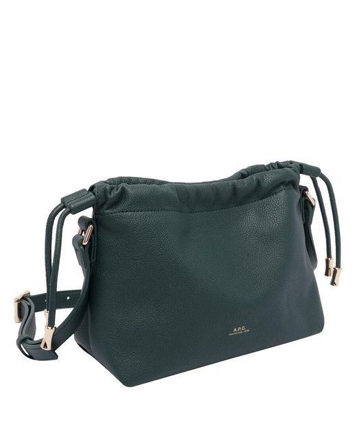 A.P.C. Ninon Mini Shoulder Strap in Green | Lyst