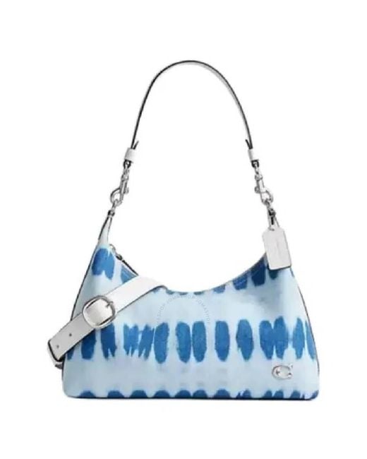 COACH Juliet Denim Shoulder Bag in Blue | Lyst UK