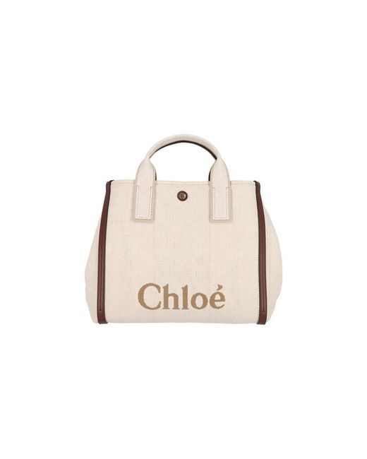 Chloé Chlo Carry Tote Bag in Natural | Lyst