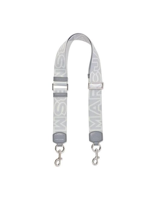 Marc Jacobs Wolf The Outline Logo Webbing Strap in White | Lyst UK