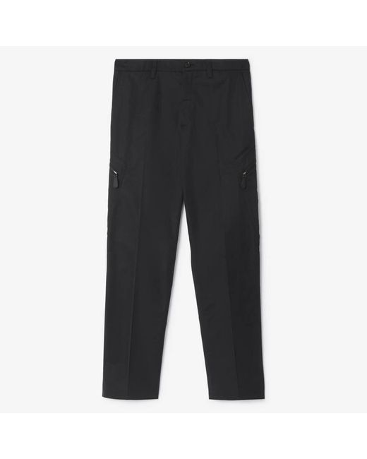 Burberry Logo Embroidered Tailored Trousers, Brand Size 52 (Waist in ...