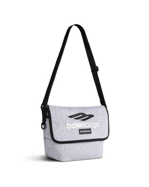 Balenciaga Explorer Small Messenger Bag in Metallic for Men | Lyst UK