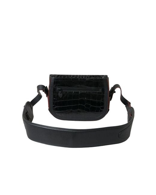 Balenciaga Exotic Leather Shoulder Crossbody Camera Bag Crocodile in ...