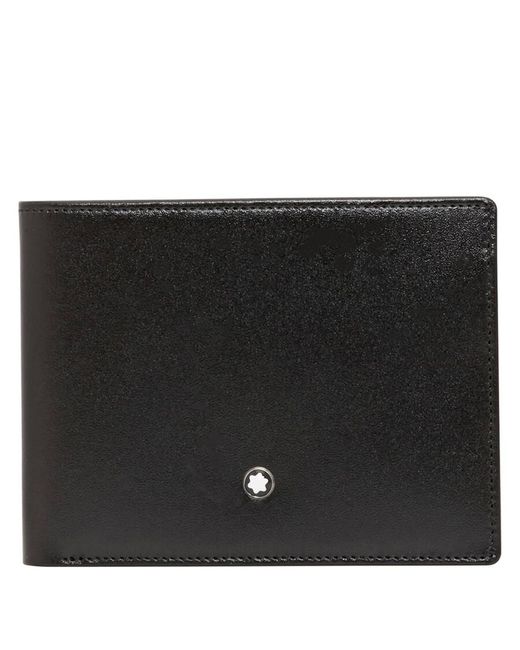Montblanc Meisterstuck Leather 6Cc Wallet in Black for Men | Lyst